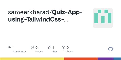 Github Sameerkharadquiz App Using Tailwindcss Fastapi