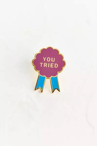 Adam J Kurtz You Tried Pin Urban Outfitters