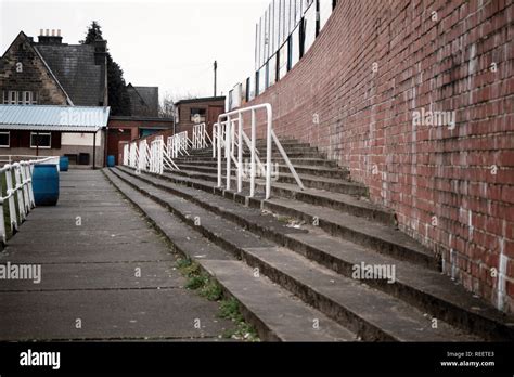 Terracing At Bishop Auckland FC Football Ground Kingsway Bishop