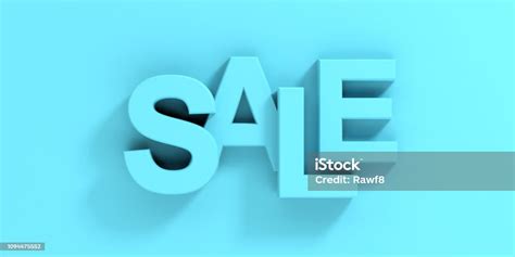 판매 개념입니다 텍스트 판매 큰 글자에 밝은 파란색 색상과 배경 3 차원 일러스트 레이 션 0명에 대한 스톡 사진 및 기타 이미지 Istock