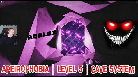 Roblox УЖАСЫ Apeirophobia Horror Level 5 Cave System Игра Роблокс