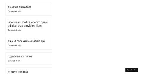 Todolist Js Api Codesandbox