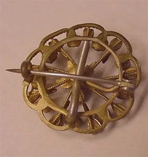 Victorian Watch Pin Gem