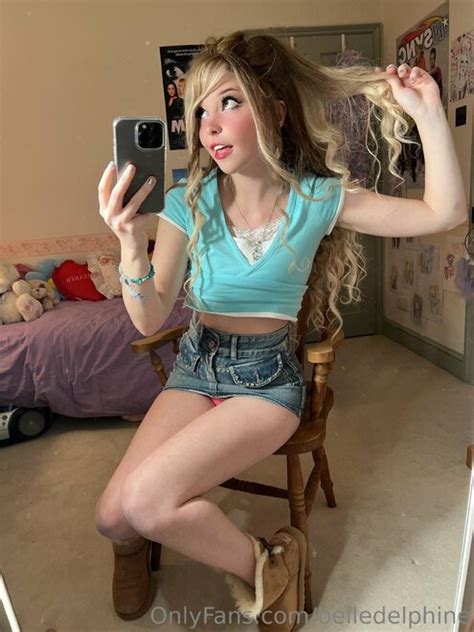 Belle Delphine Of Belle Delphine Short Skirt Strip Pussy Tease