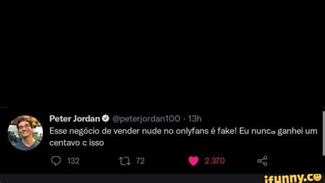 Peter Jordan Opeterjordantoo Esse negócio de vender nude no onlyfans é