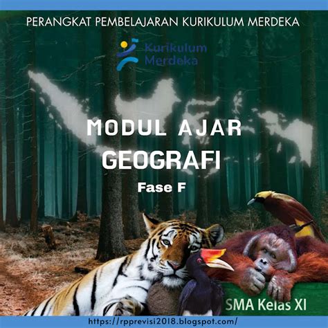 Modul Ajar Geografi Fase F Kelas XI SMA Kurikulum Merdeka MODUL AJAR
