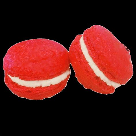Red Velvet macaron - TEN TO THREE BAKERY