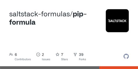 Github Saltstack Formulaspip Formula