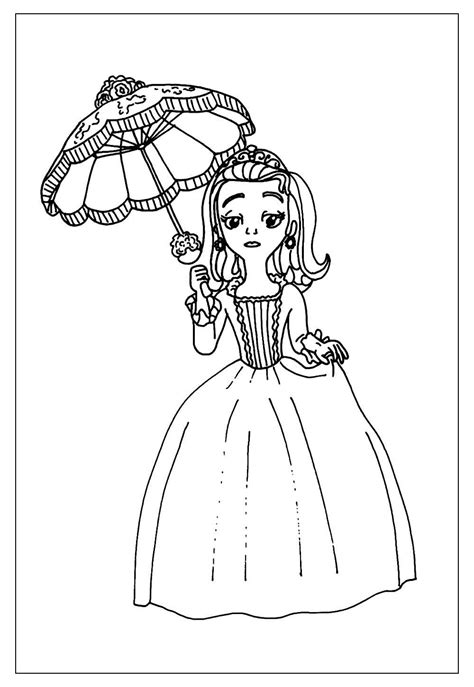 Desenhos Da Princesinha Sofia Modelos Para Colorir