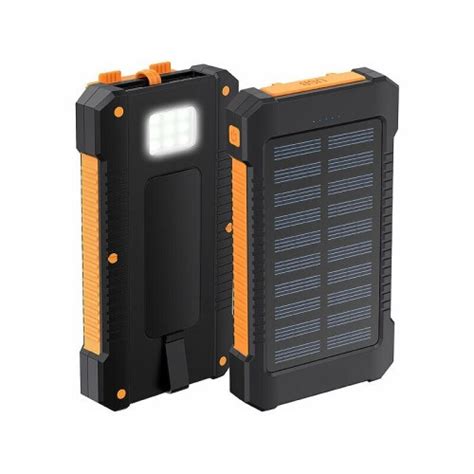 Batterie externe solaire mah ip Nature Découvertes