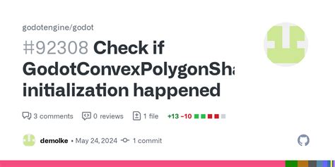 Check If Godotconvexpolygonshape D Initialization Happened By Demolke Pull Request