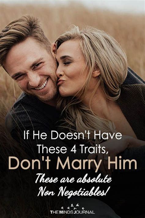 If He Doesnt Have These 4 Traits Dont Marry Him Best Marriage