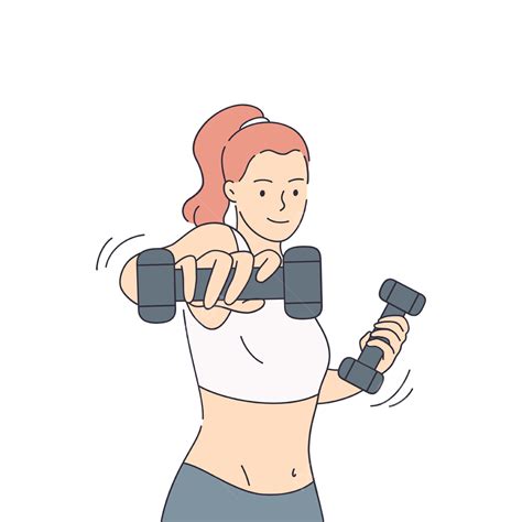 운동 및 스포츠 훈련 개념 여자 헬스장 운동하다 Png 일러스트 및 벡터 에 대한 무료 다운로드 Pngtree