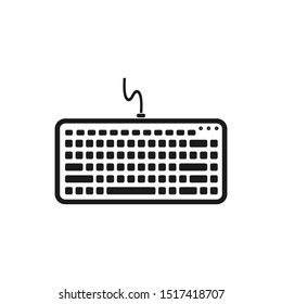 Desktop Keypad Typing Text Input Device Stock Vector Royalty Free