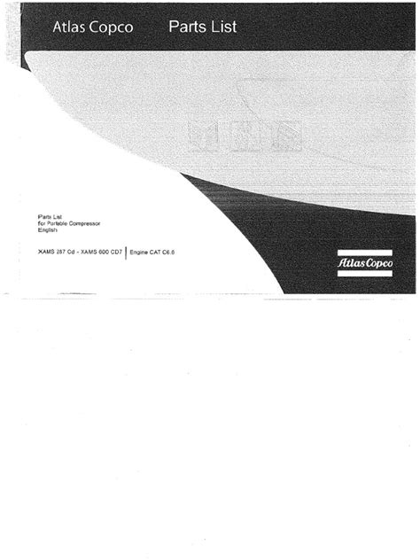 Parts List Xams 287 Cd Pdf