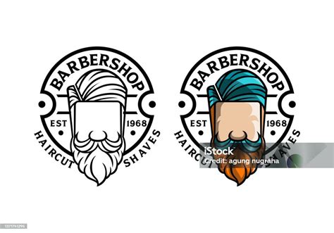 로고 이발소 남자 벡터 일러스트 템플릿 모든 산업에 대 한 좋은 로고에 대한 스톡 벡터 아트 및 기타 이미지 로고 디자인 전문가 이발소 Istock