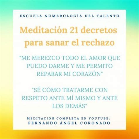 Meditación para Sanar la Herida de Rechazo 21 Afirmaciones Positivas