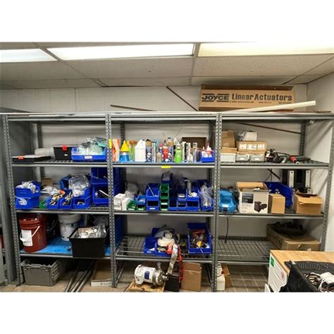 Heavy Duty Industrial Metal Shelving Rack Includes 4 Uprights 24