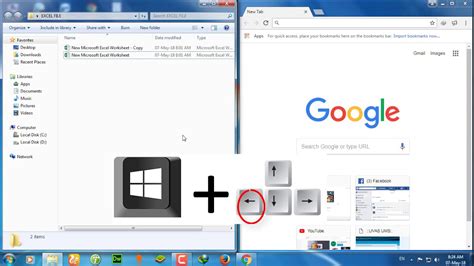 How To Open Two Windows Side By Side In Windows Youtube 0 Hot Sex Picture