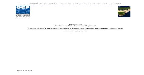 Coordinate Conversions And Transformations Including Formulas 17 June