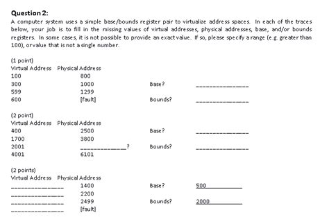 Solved Question 2 A Computer System Uses A Simple Chegg
