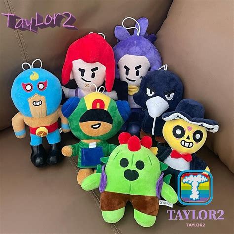 Ataylor Shelly Plush Toy Leon Poco Brawl Stars Plush Doll Cute Crow