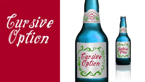 Cursive Option Font Fonts