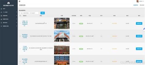 基于spark的酒店数据分析系统 技术栈