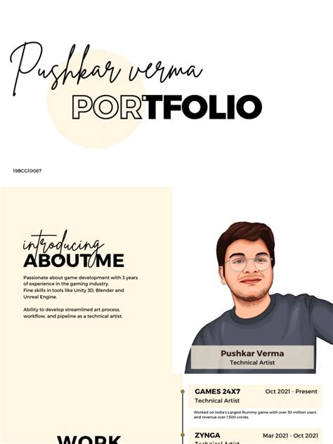 random portfolio pdf unity game engine computing