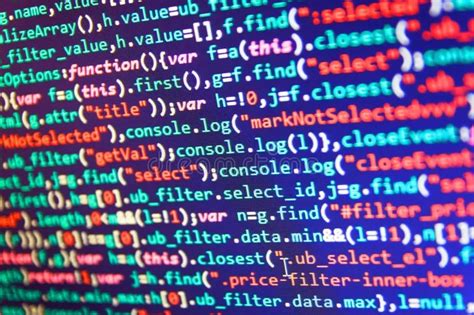 Schermo Dello Sviluppatore Con Il Codice Di Programmazione