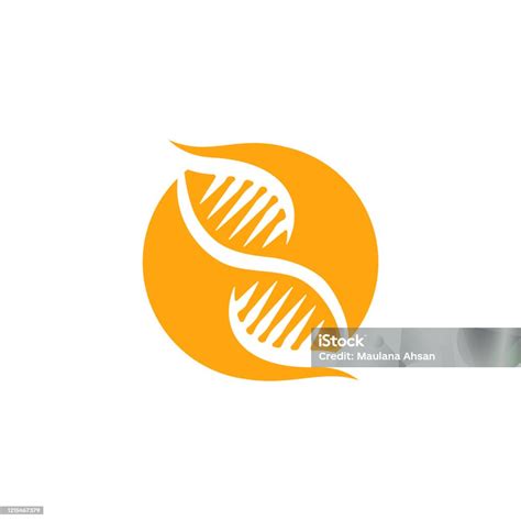 Concept Génétique Dillustration Vectorielle De Symbole Dicône Dadn