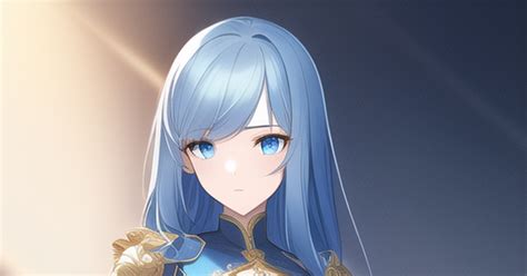 Novelai 【ai】ピッチリスーツ系青色変身ヒロイン ハルホープのイラスト Pixiv