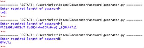 Password Generator Code Python