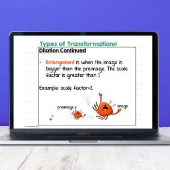 Exploring Geometry Transformations Digital Lesson Plan Google Slides