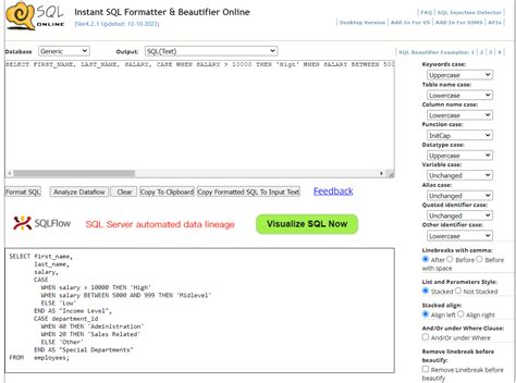 SQL Formatter Definition And Best Tools