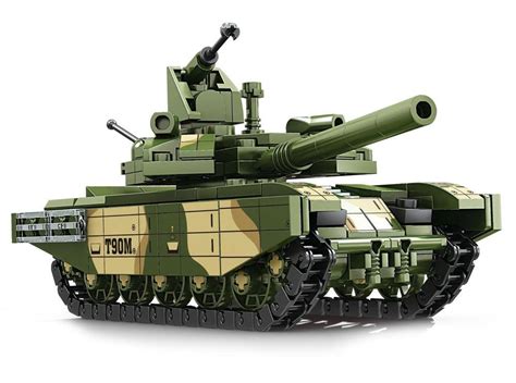 现代装备T90M坦克Moden Equipment开智KAZI 高博乐GBL 博智BOZHI KY84146 Brick4