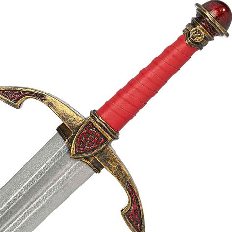 Ruby Gemstreak Larp Short Sword Normal