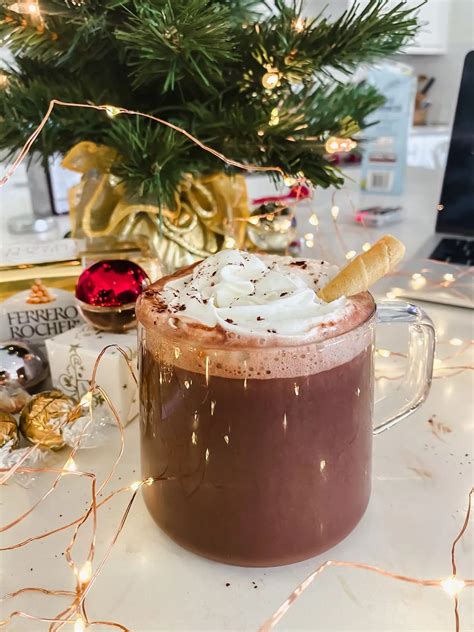 Salted Caramel Hot Chocolate Shreyas Kitchen