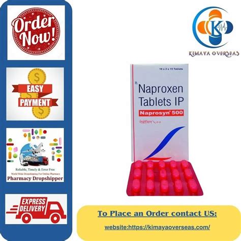 Naproxen 500 Mg Tablet At ₹ 100 Stripe Naproxen Tablets In Nagpur