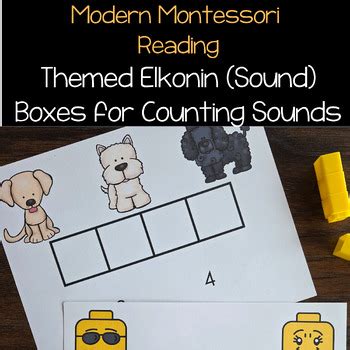 Modern Montessori Reading Sound Boxes For Segmenting Words Individual