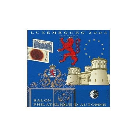 Bloc CNEP Yvert No Luxembourg Salon philatélique de Luxembourg