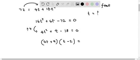 Solved Falling Object Travels Distance Given By The Formula D 4t