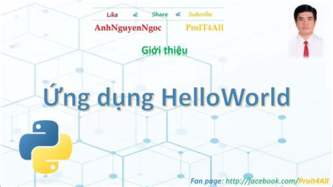 🎧 1 7 Tạo Chương Trình Python Helloworld Youtube