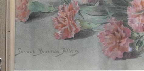 Lot Detail Grace Barton Allen Yard Long Print In Gold Frame Pink