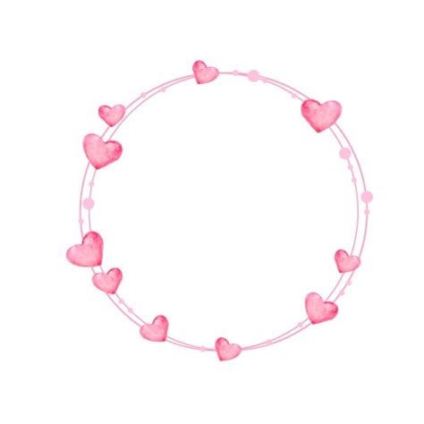 Hand Drawn Heart Wreath Ink Royalty Free Vector Image
