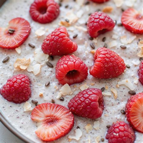 Raspberry Chia Pudding Somonday