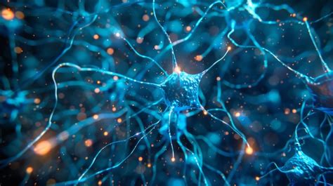 Neural Connections In Brain Premium Ai Generated Image