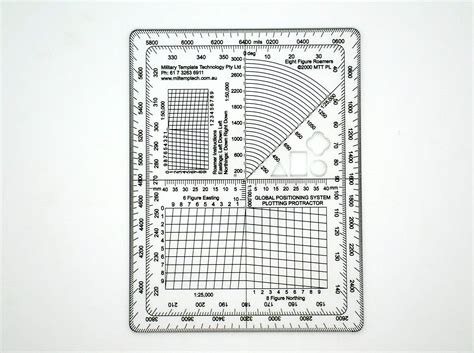 Buy Gps Plotting Protractor For Marking Angle Measurements And Gps