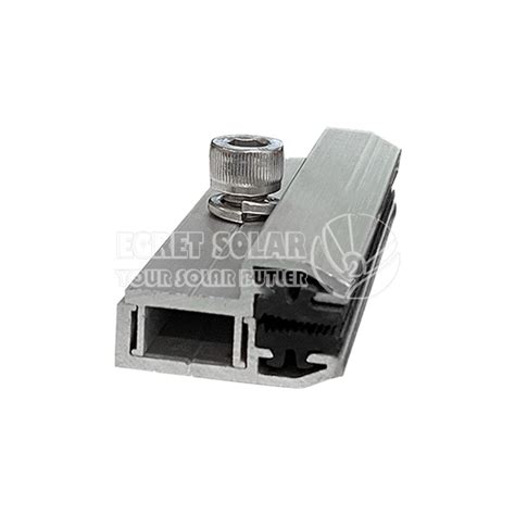 China Solar Frameless Thin Film End Clamp Suppliers Manufacturers