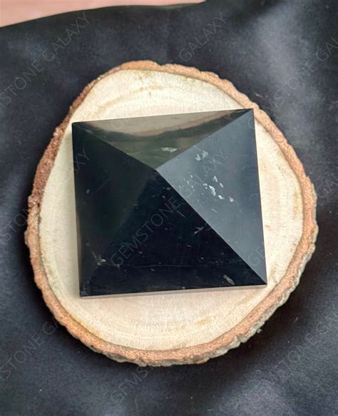 Black Tourmaline Pyramid Gemstone Galaxy
